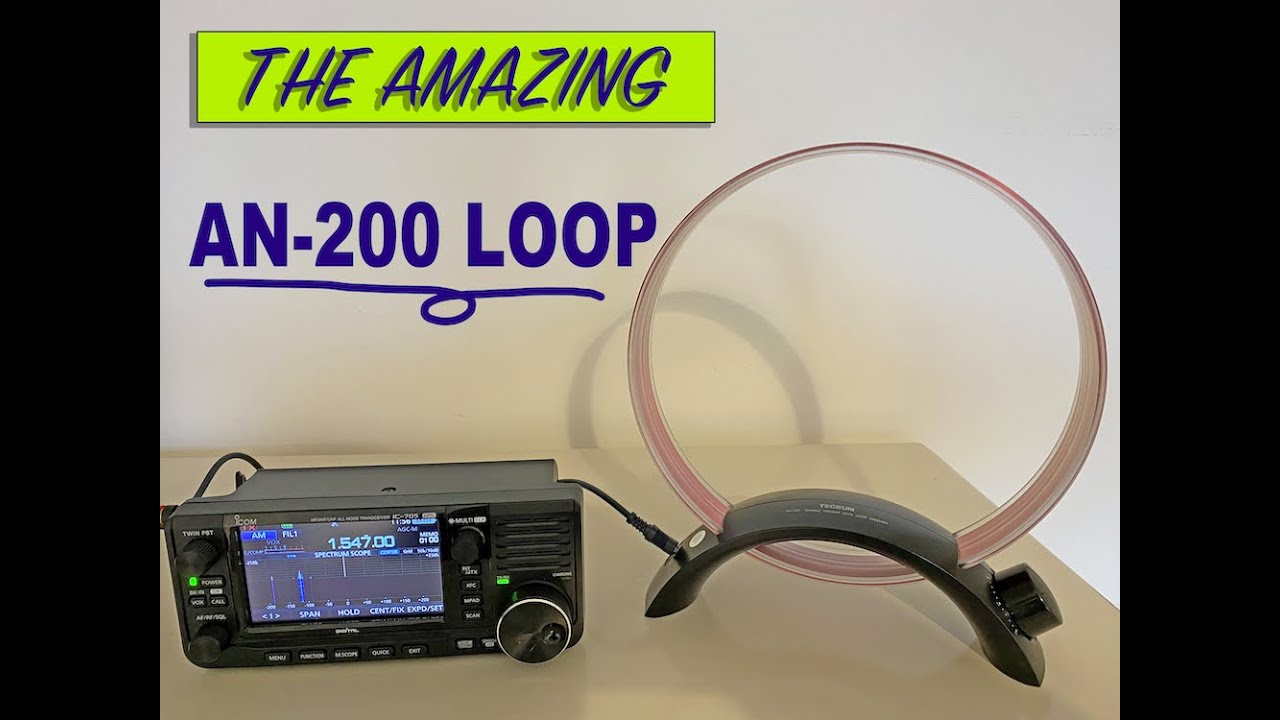 The Amazing TECSUN AN-200 Indoor Loop Antenna - LW MW and 160m. Great ...