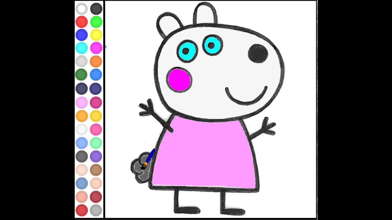 Colorear Suzy Sheep - YouTube