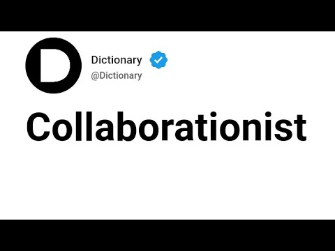 Collaborationist Meaning In English - YouTube
