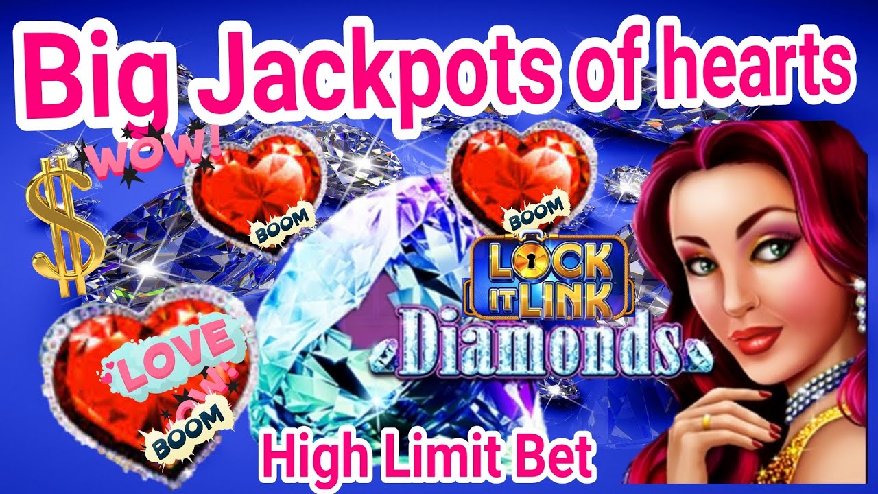 ️Wow!! Big Jackpots of Hearts with Big Bets in Lock it Link Diamond ...