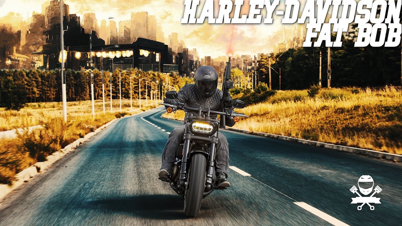 Jak przeżyć Apokalipsę Cyber-Zombie? Harley-Davidson Fat Bob - YouTube