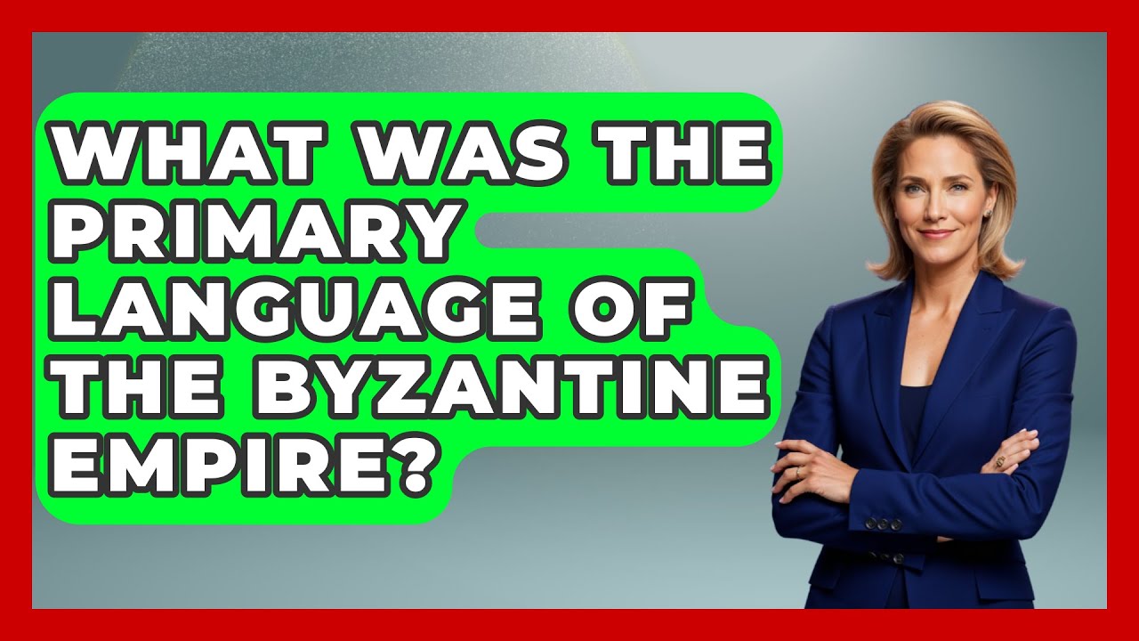 What Was The Primary Language Of The Byzantine Empire? - The Language ...