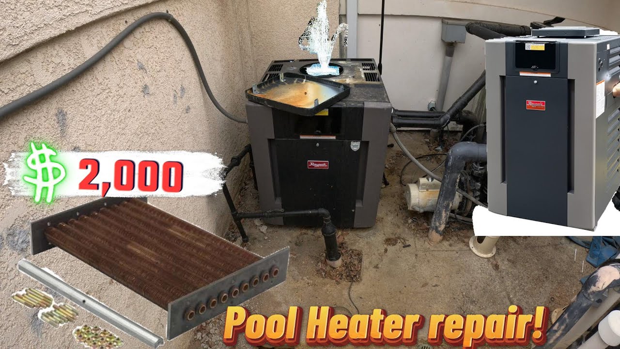 Pool Heater repair! - YouTube