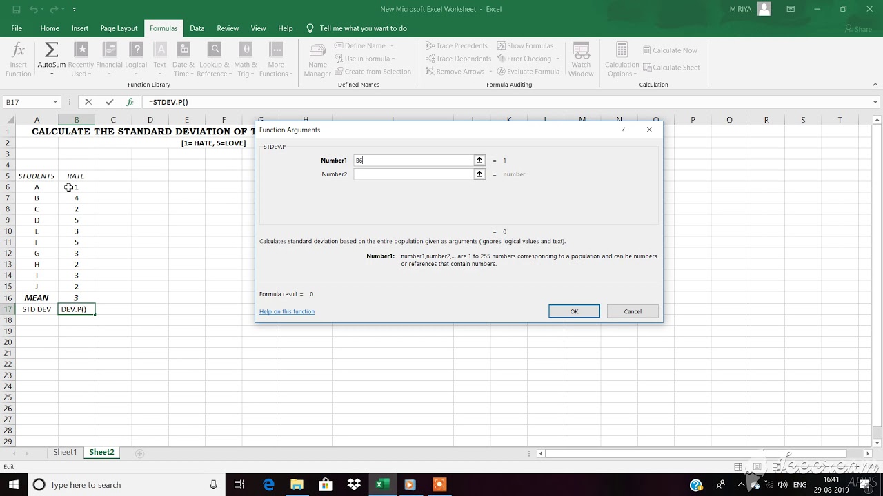 Standard Deviation 1 Youtube 3702