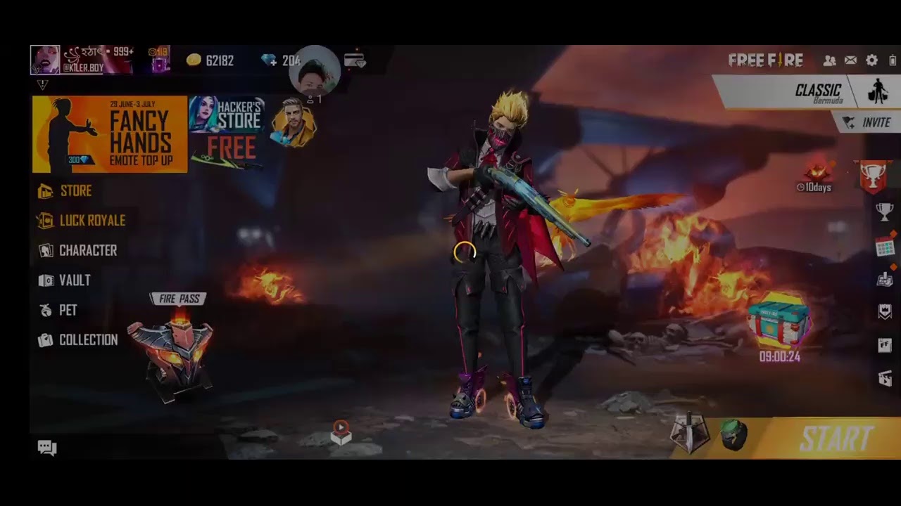 My Youtube( RTR Boss Gaming) ko subscribe karo to Dj Alok milega id ...