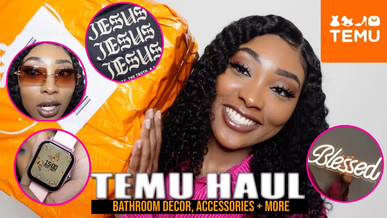 TEMU HAUL | BATHROOM DECOR, ACCESSORIES + MORE - YouTube