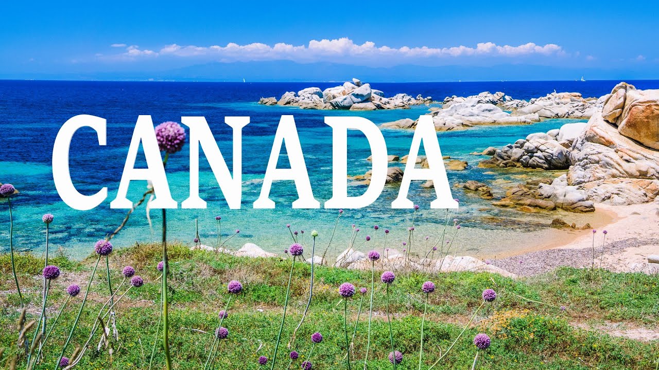 FLYING OVER CANADA 4K UHD - Relaxing Music With Stunning Beautiful ...