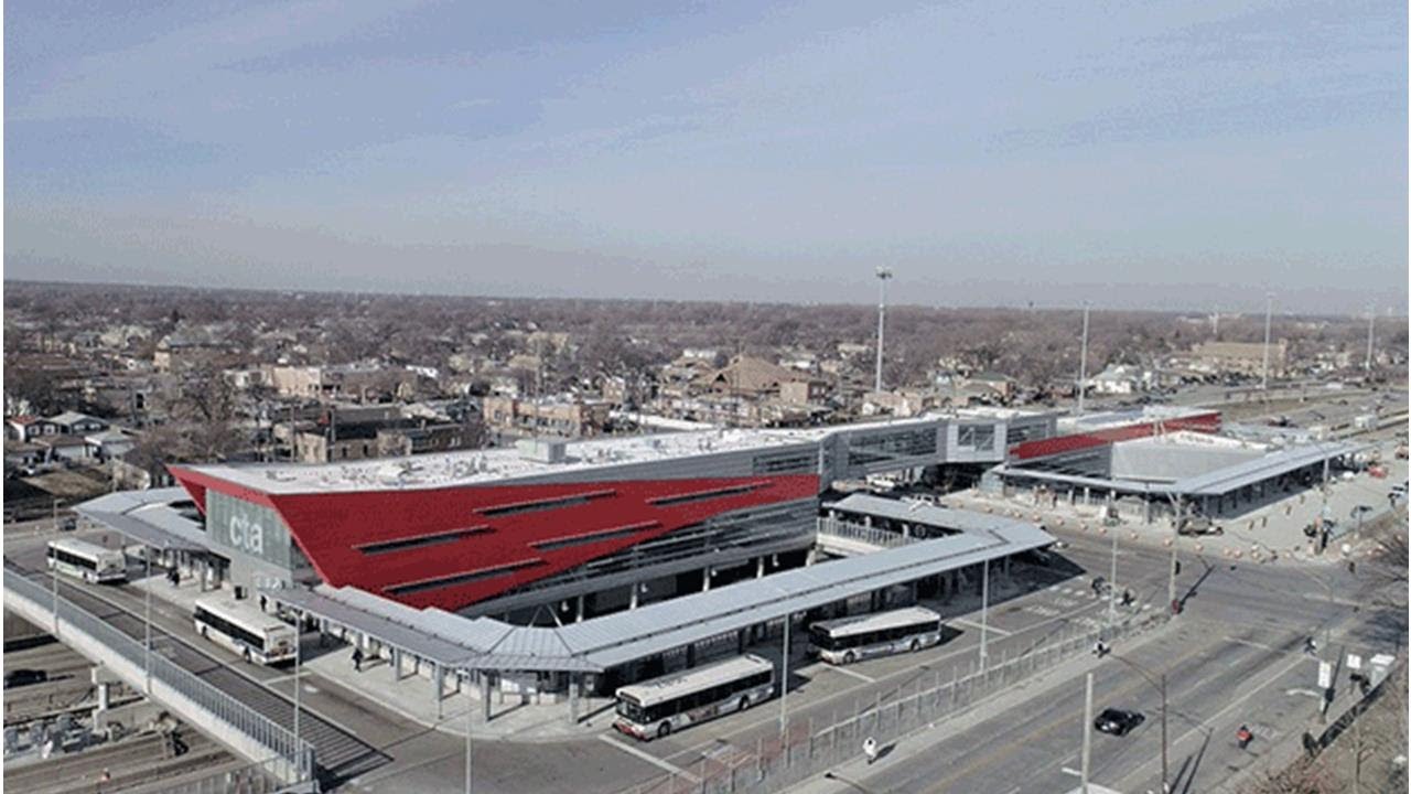 CTA Unveils 95th Street Red Line Station | Contract Design - YouTube