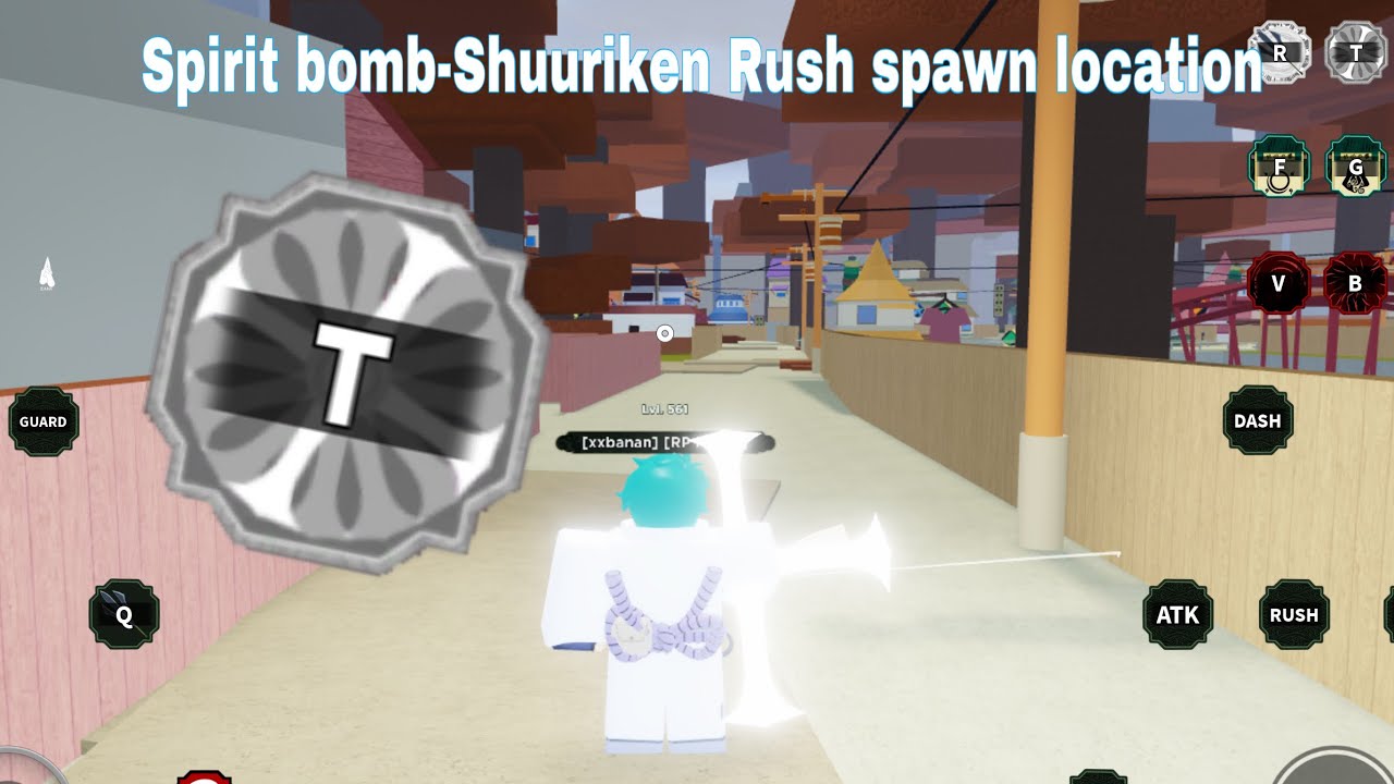 Spirit bomb-Shuriken Rush spawn location [Shindo life] - YouTube