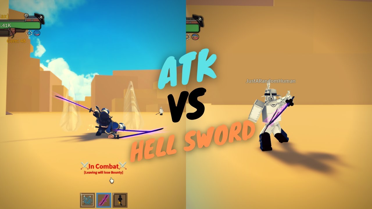 Authentic Triple Katana vs Hell Sword | King Legacy - YouTube