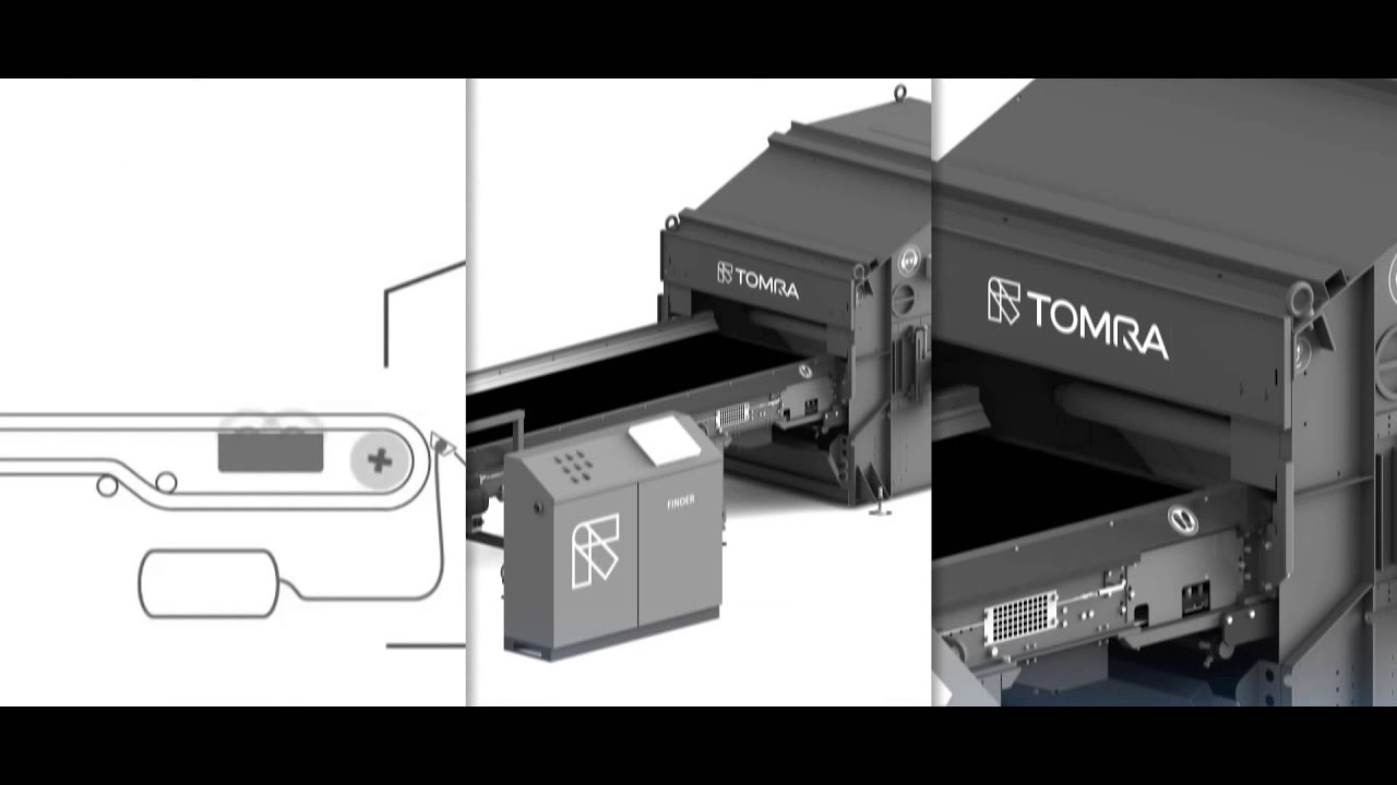 TOMRA E Scrap Sorting Metal Recovery - YouTube