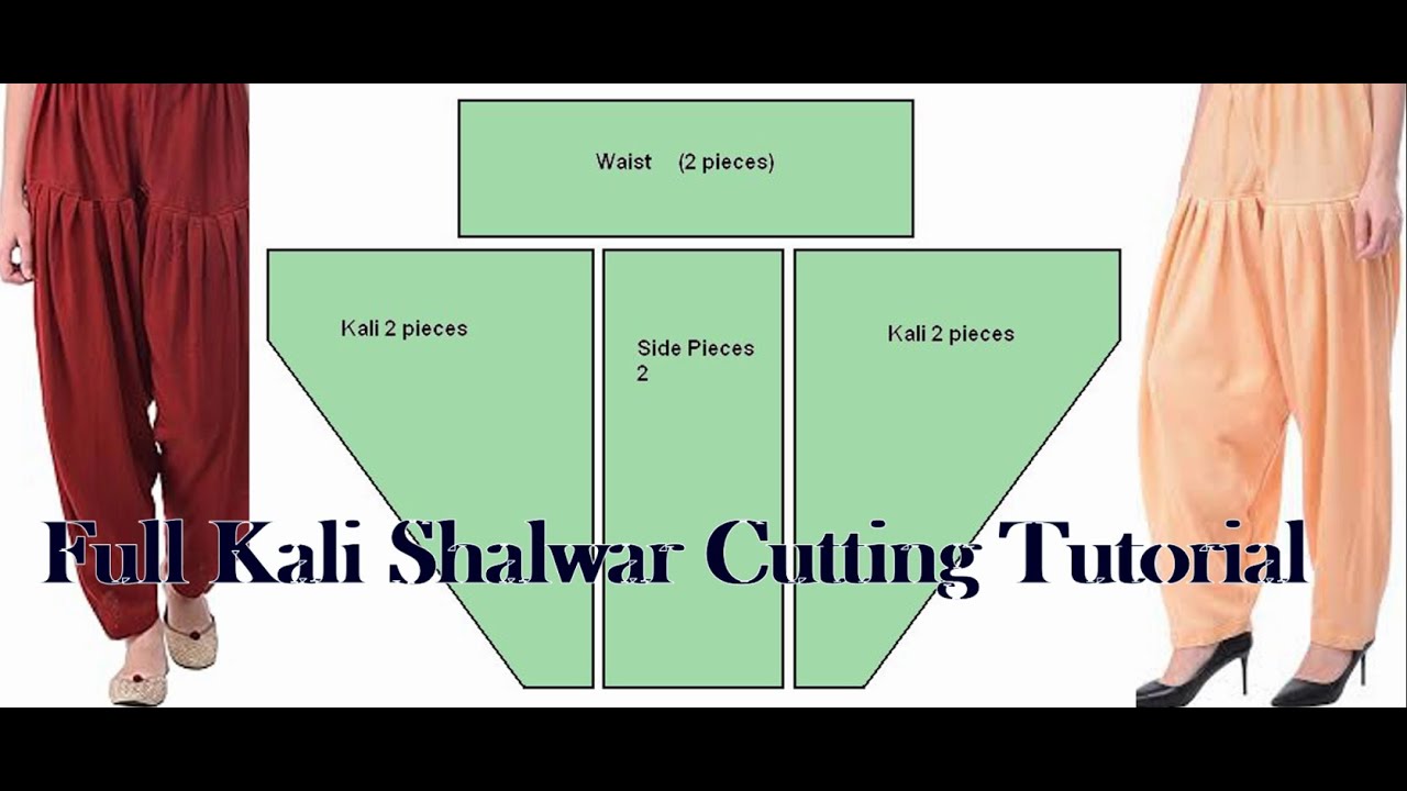 Full Kali Shalwar Cutting Tutorial | Step-by-Step Guide | How To Cut ...