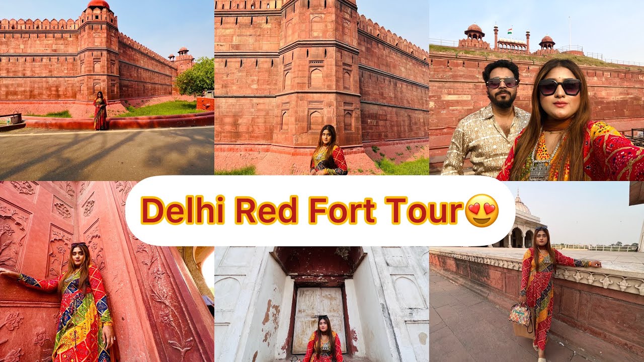Delhi Red Fort Tour😍 #redfort #india #vlog #vlogs - YouTube