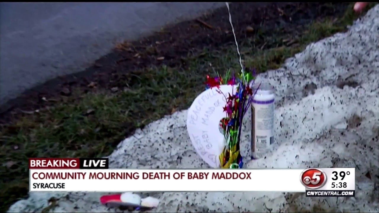 Community mourning death of baby Maddox - YouTube