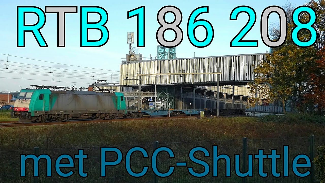RTB 186 208 met PCC-Shuttle langs Barneveld! - YouTube