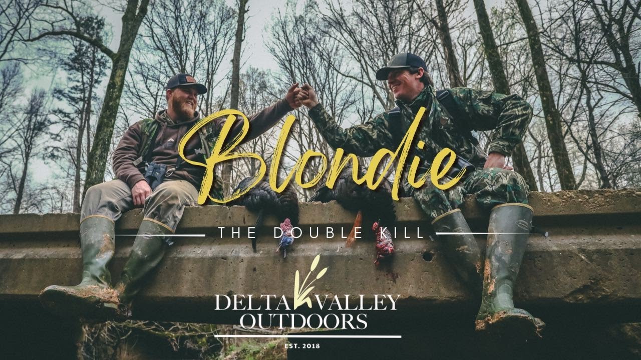 BLONDE BEARDED TURKEY DOUBLE KILL!! MISSISSIPPI TURKEY HUNTING - YouTube