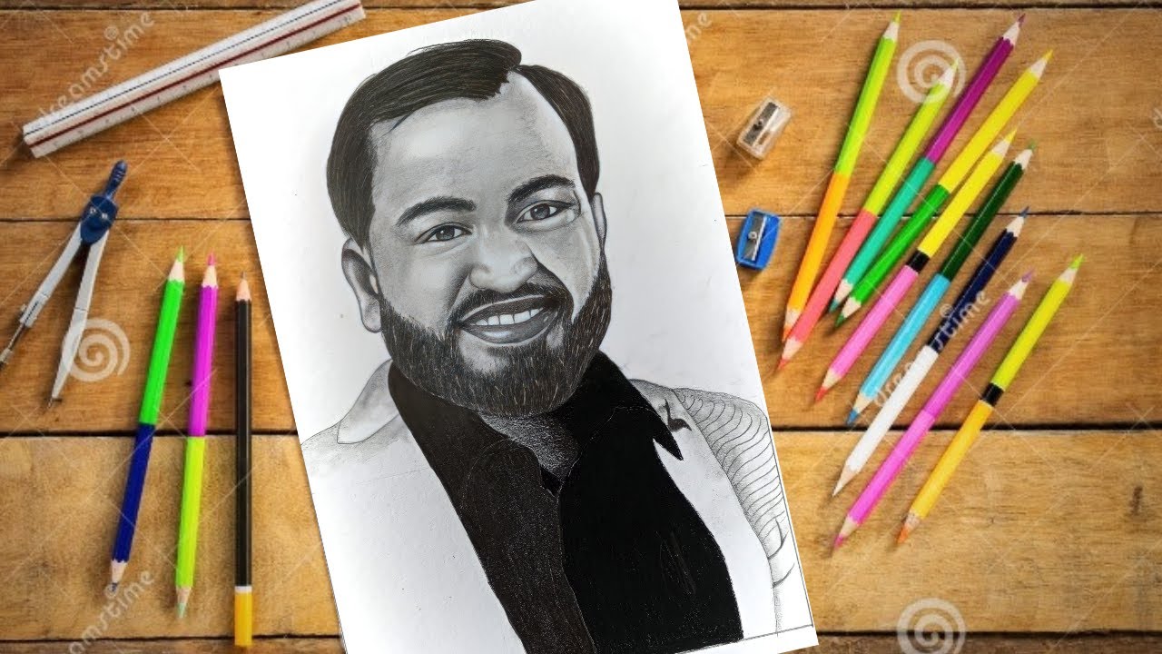 Drawing Of Alakh Pandey Sir || Physics Wallah || Pencil Drawing - YouTube