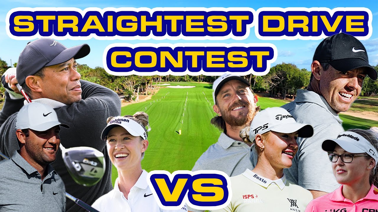 Team TaylorMade Competes in a Straightest Drive Contest | TaylorMade ...