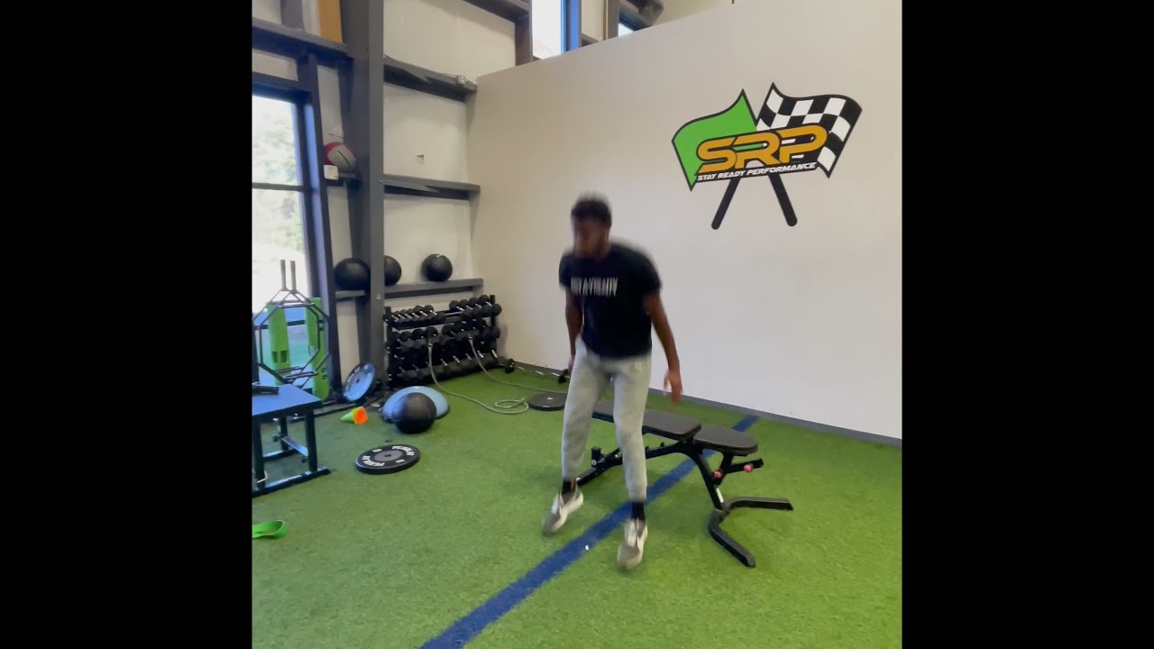 Drop Load to Broad Jump Demonstration - YouTube