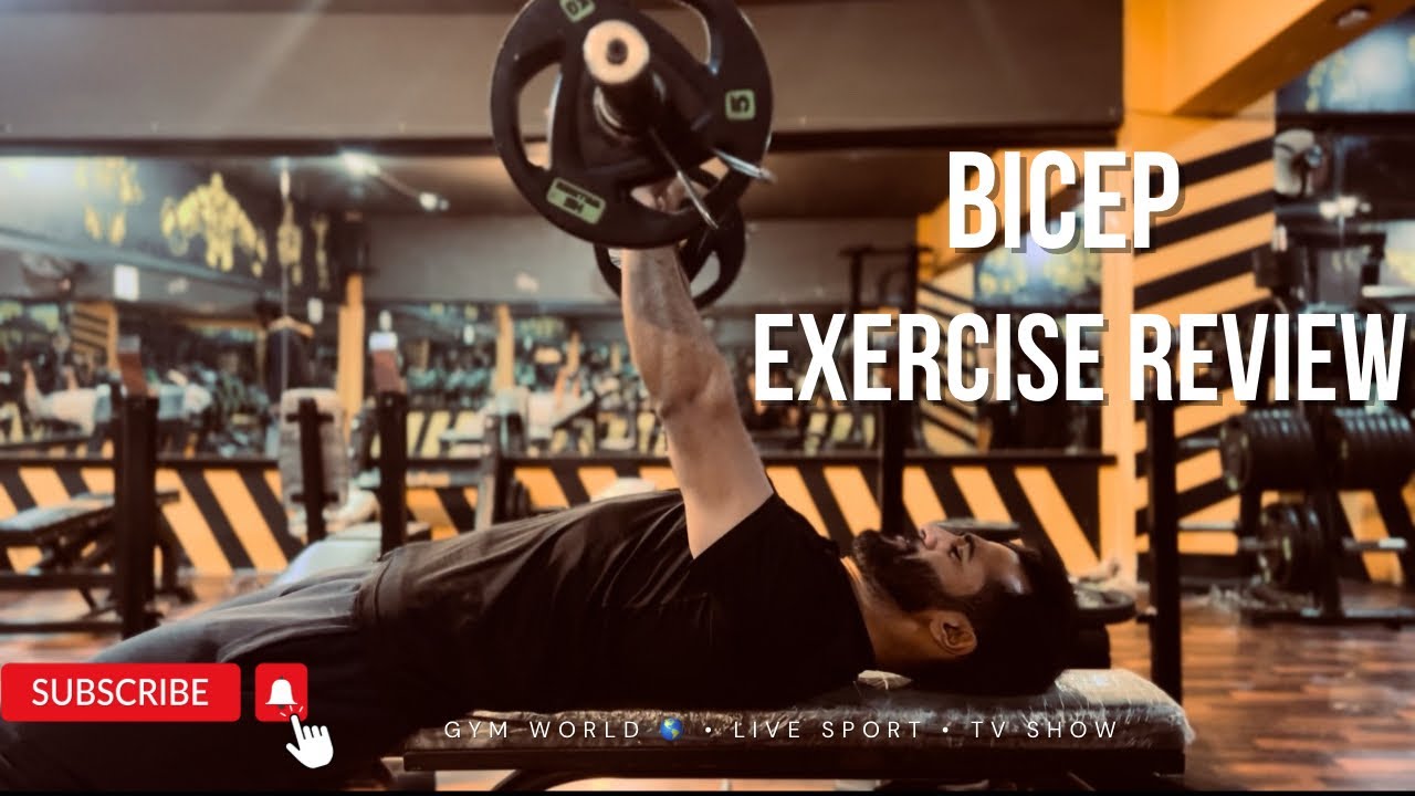 Bicep and tricep workout | triceps back workout at gym bigger triceps exercise at gym - YouTube