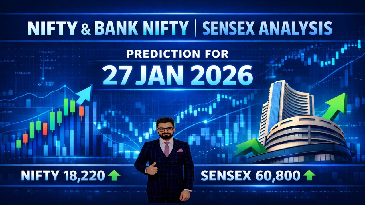Nifty & Bank nifty | SENSEX Analysis | Prediction For 27 JAN 2026 # ...