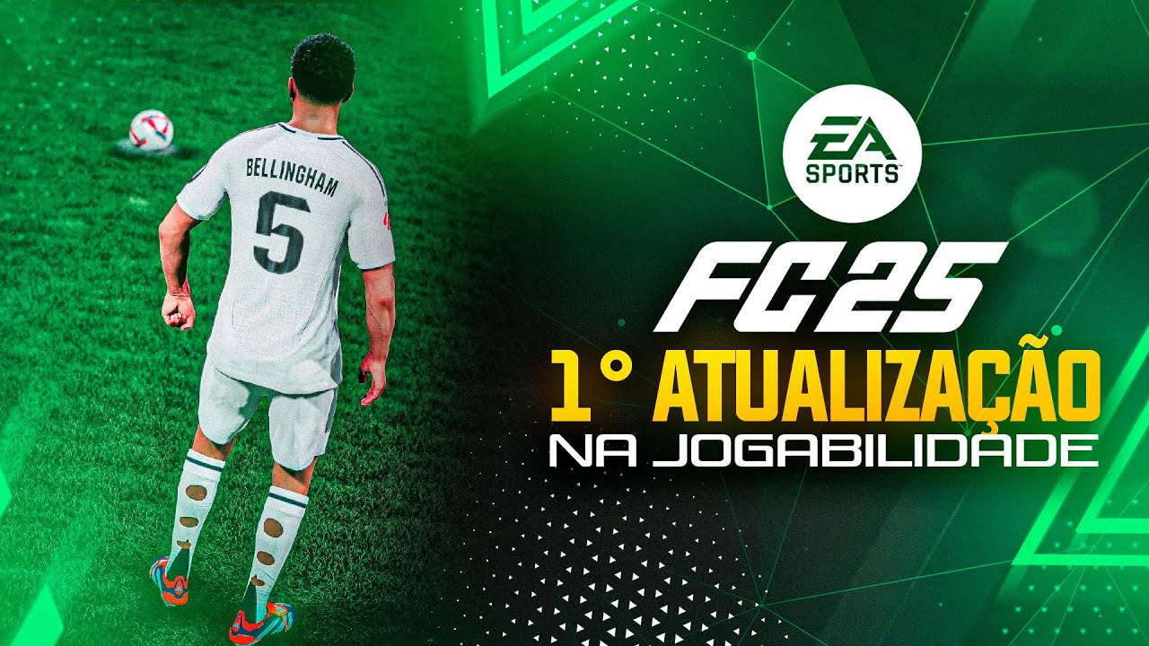CHEGOU A 1° ATUALIZAÇÃO DE JOGABILIDADE DO EA FC 25 💥 - MUDOU MUITA ...