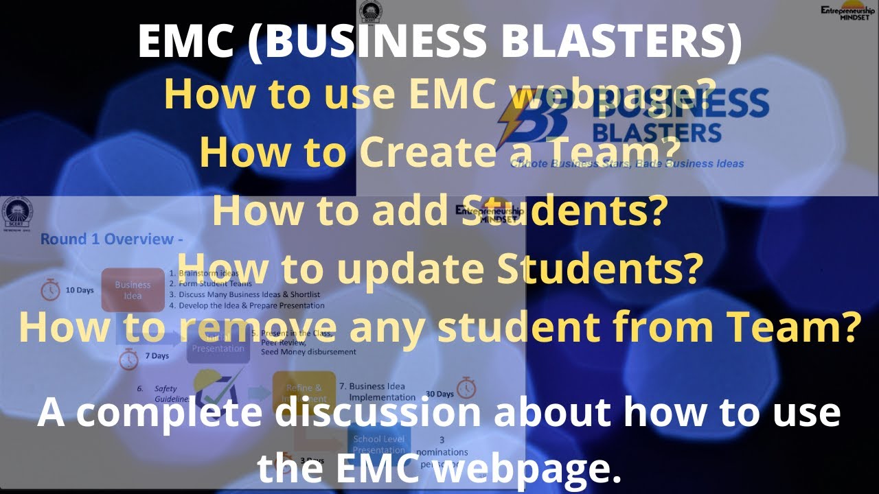 How To USE EMC webpage? A complete guide for Teacher to Create Team ...