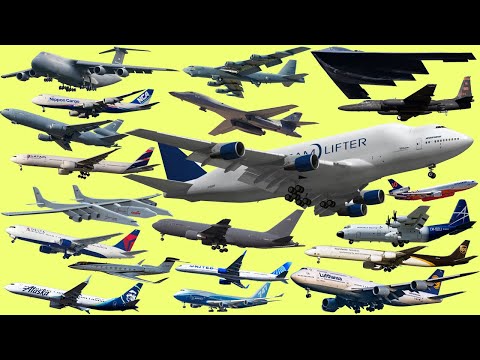LARGEST AIRCRAFT and BIGGEST AIRPLANE in the United States | Boeing, Lockheed Martin, Stratolaunch