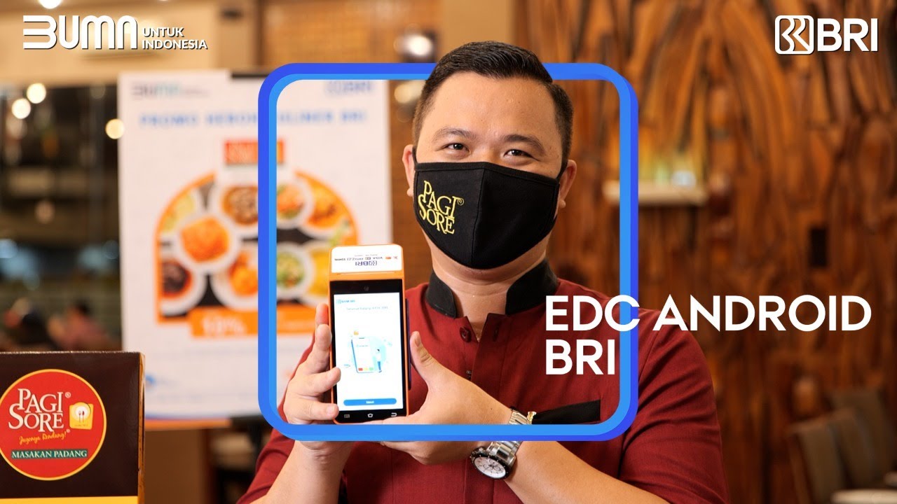 EDC Android BRI - Testimoni Merchant Pagi Sore - YouTube