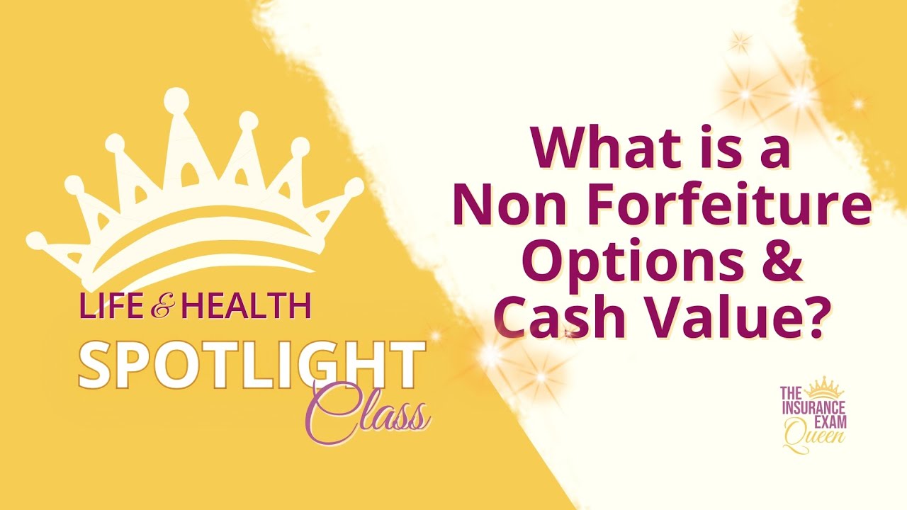 L&H Spotlight Class - Non-Forfeiture Options and Cash Value - YouTube