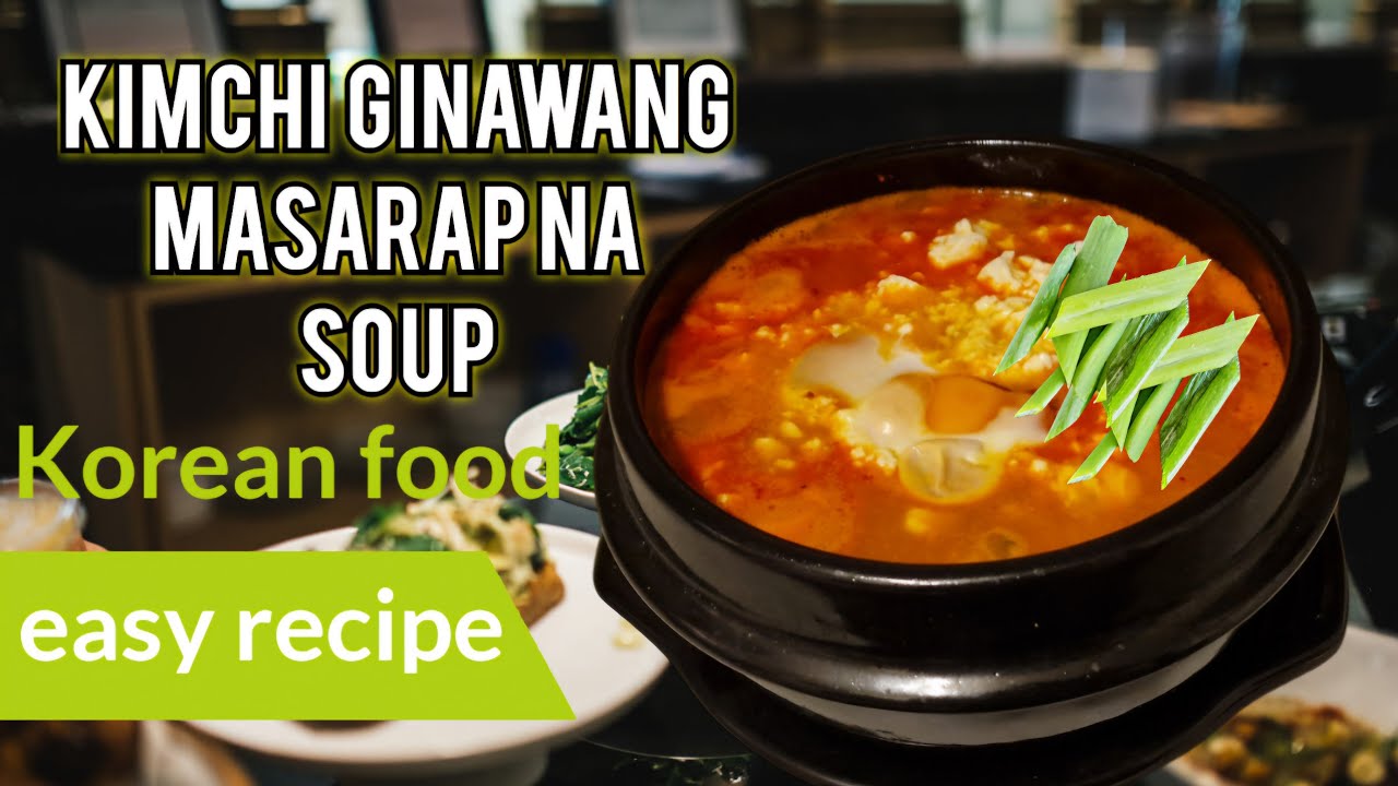 Traditional food in Korea | kimchi jjigae soup - YouTube