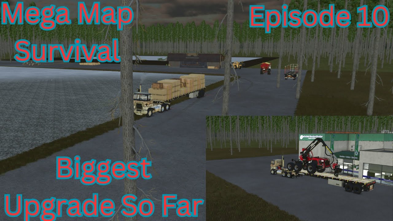 BIGGEST UPGRADE SO FAR | Farming Simulator 25 | Mega Map Survival | Ep ...