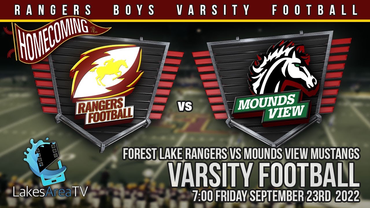 Forest Lake Rangers vs Mounds View Mustangs - YouTube