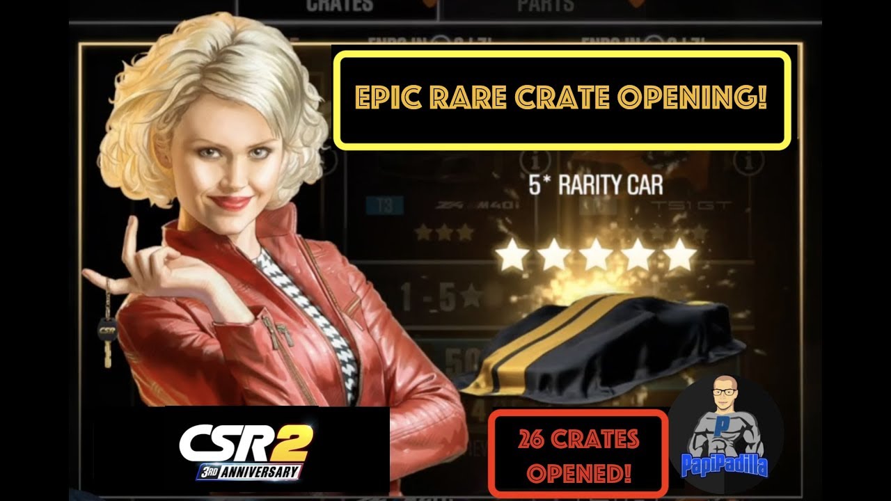 CSR2 - Epic Rare Crate Opening - 26 Crates opened - YouTube
