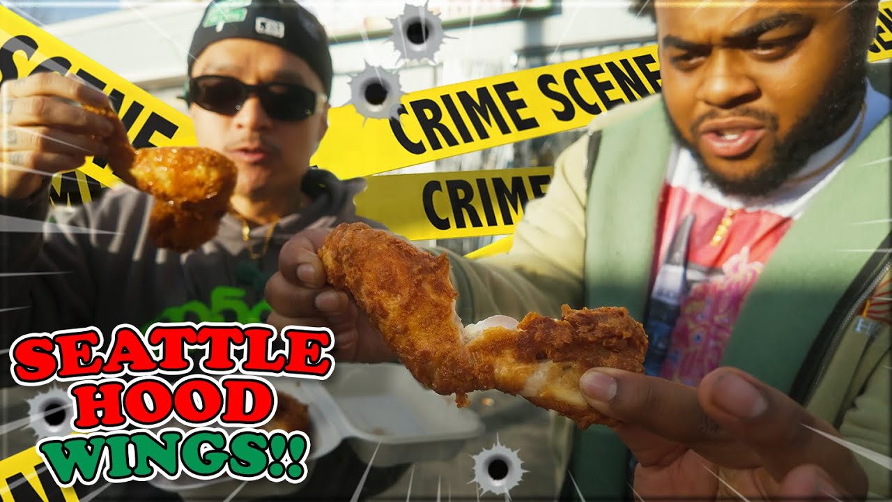 Trying Chicken Wings in dangerous Seattle Gang Territory - YouTube