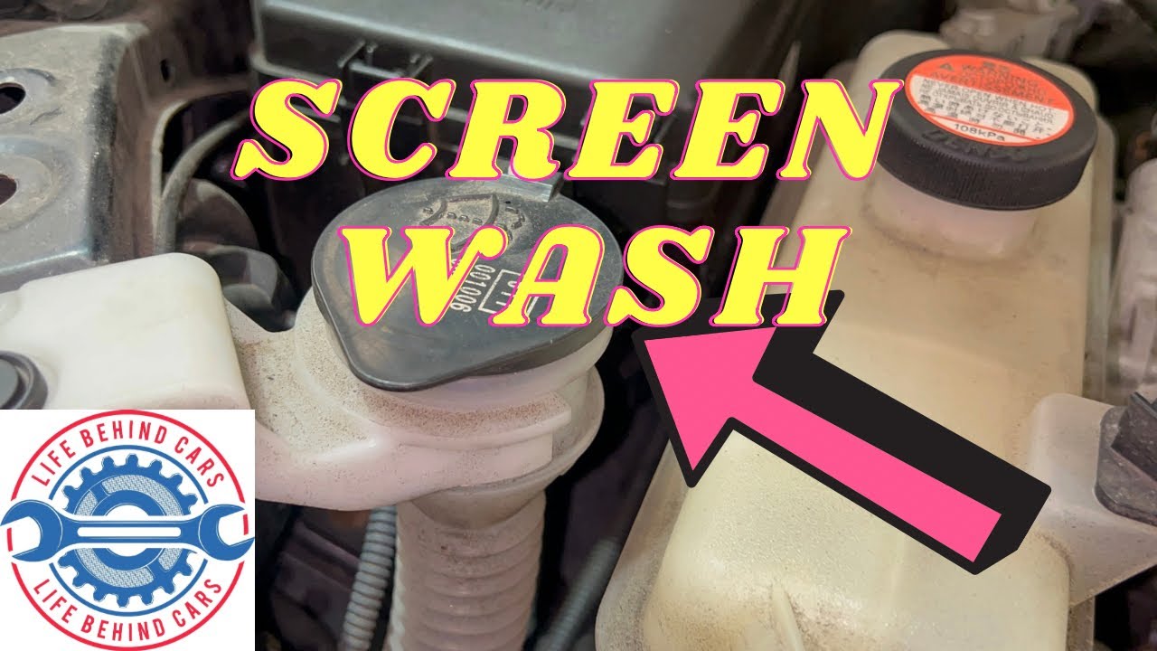 Toyota Rav 4 2015 Diesel Screen Wash Bottle Location - YouTube