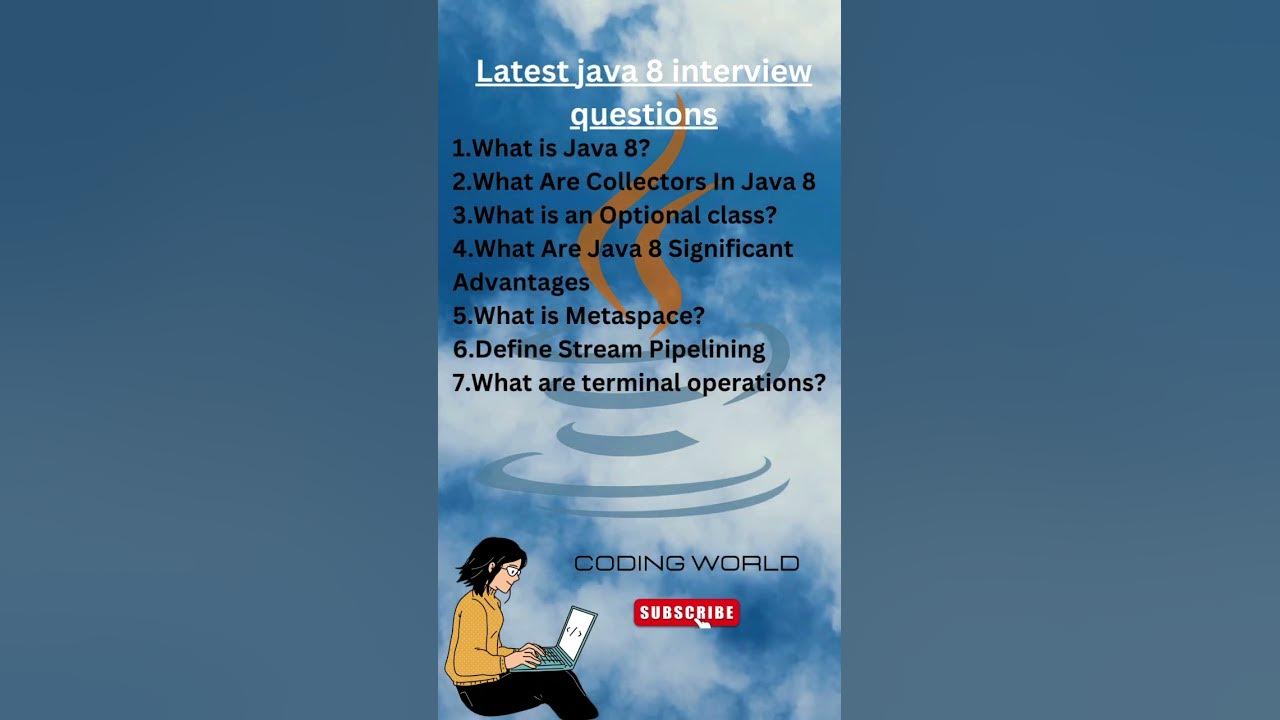 Top 10 Latest Java 8 Interview Questions Java8 Youtube