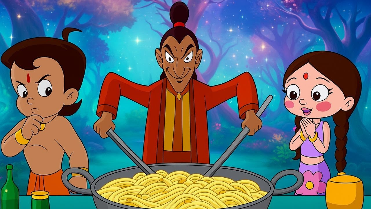 Chhota Bheem - Yummy Noodles | Chowmein Trouble | Cooking Cartoons for ...