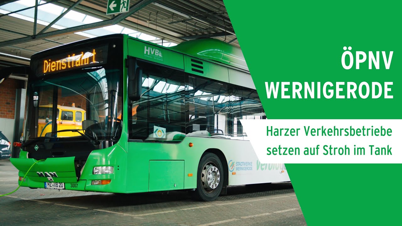 ÖPNV Wernigerode: Harzer Verkehrsbetriebe setzen auf Stroh im Tank ...
