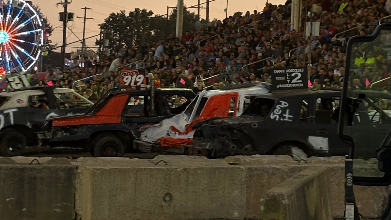 Stark County Fair Derby 2025. Full-Size Motor Swap. Go-Pro Footage, Cam ...