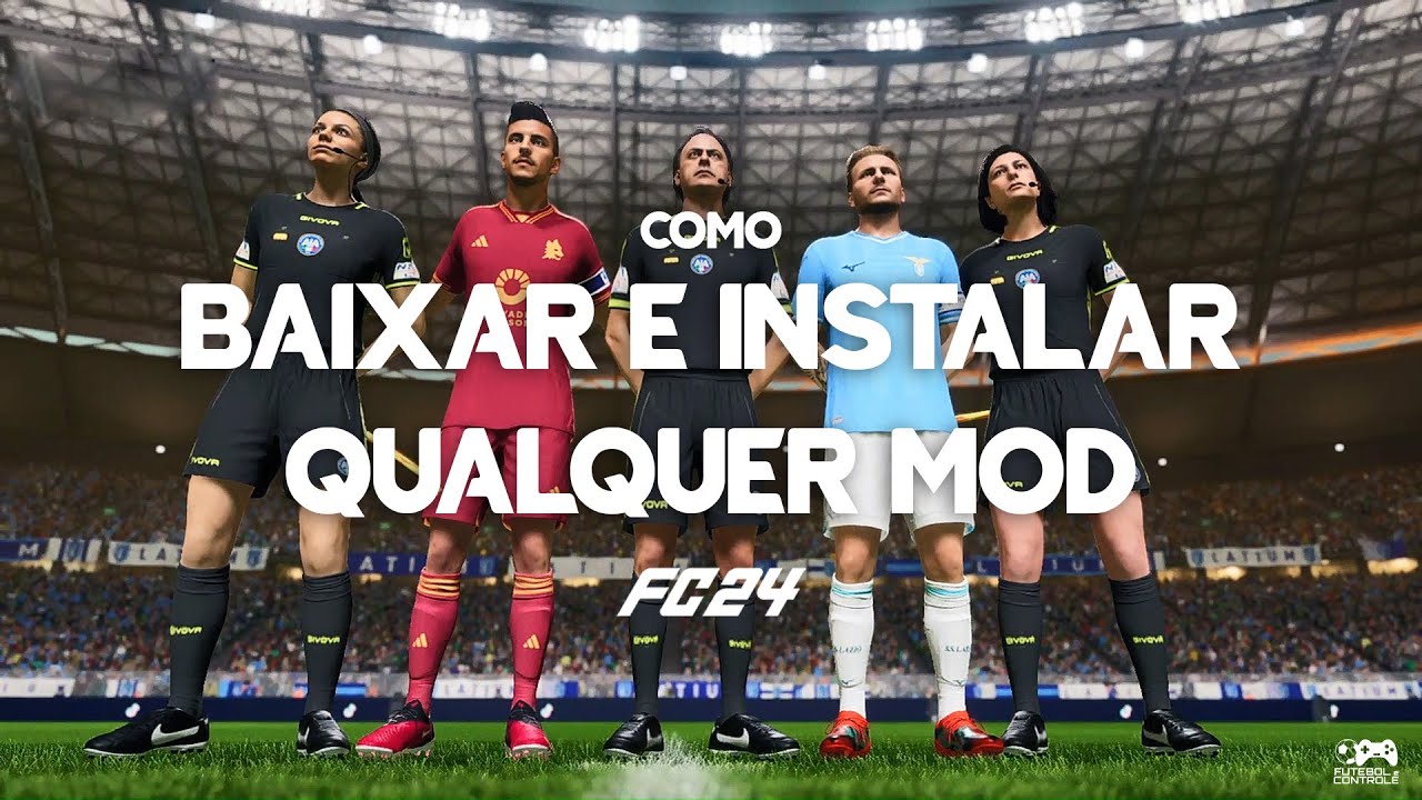 COMO BAIXAR E INSTALAR QUALQUER MOD NO FC 24 | Tutorial simples e ...
