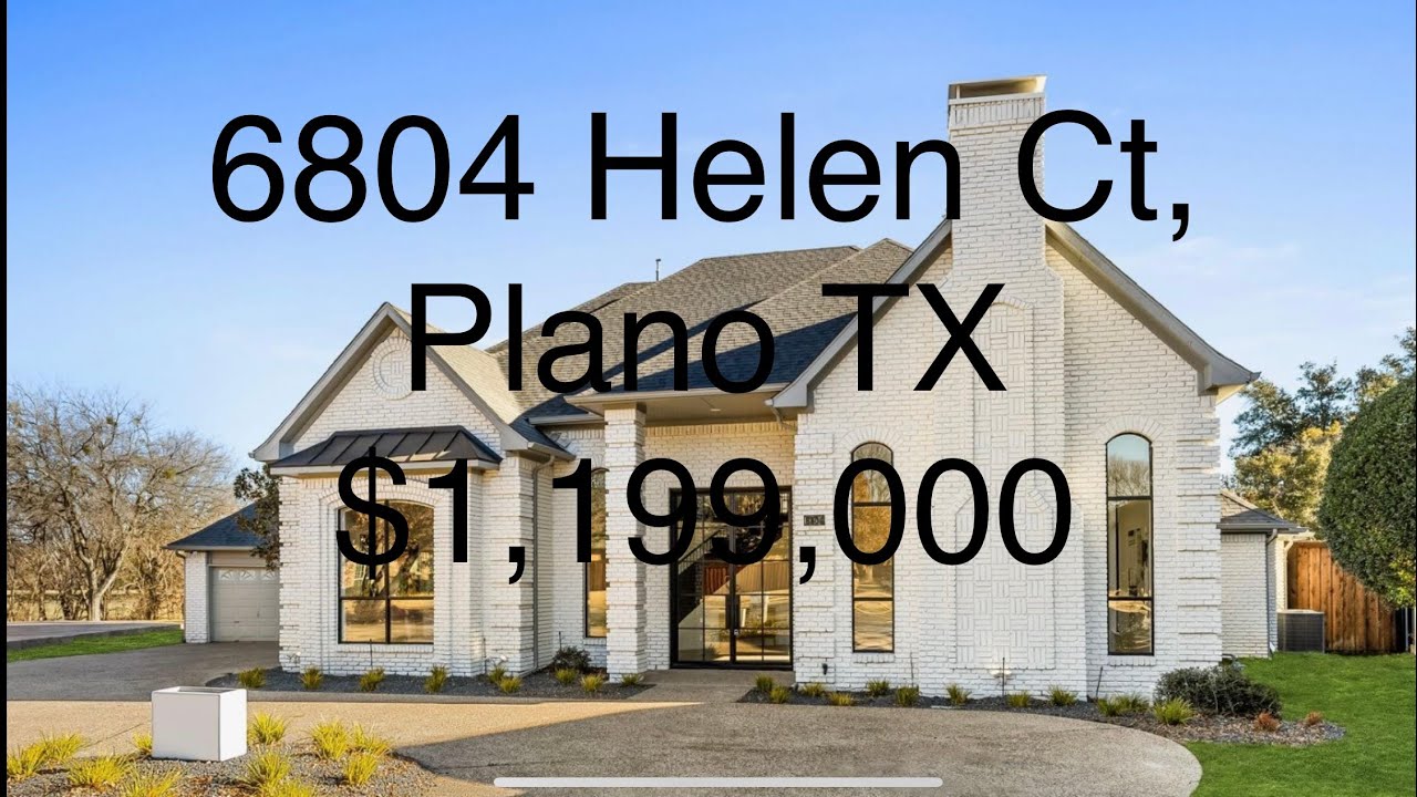 6804 Helen Ct, Plano TX - YouTube