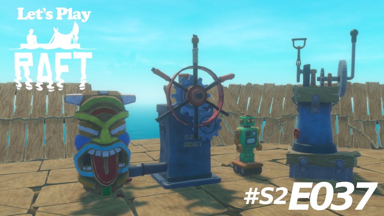 RAFT - Solo-Adventure #S2E037 🦈 Titan, Fundstücke und Seilrutschen # ...