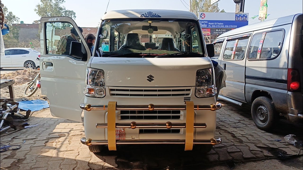 Suzuki every safety guard aur sofa seat - YouTube