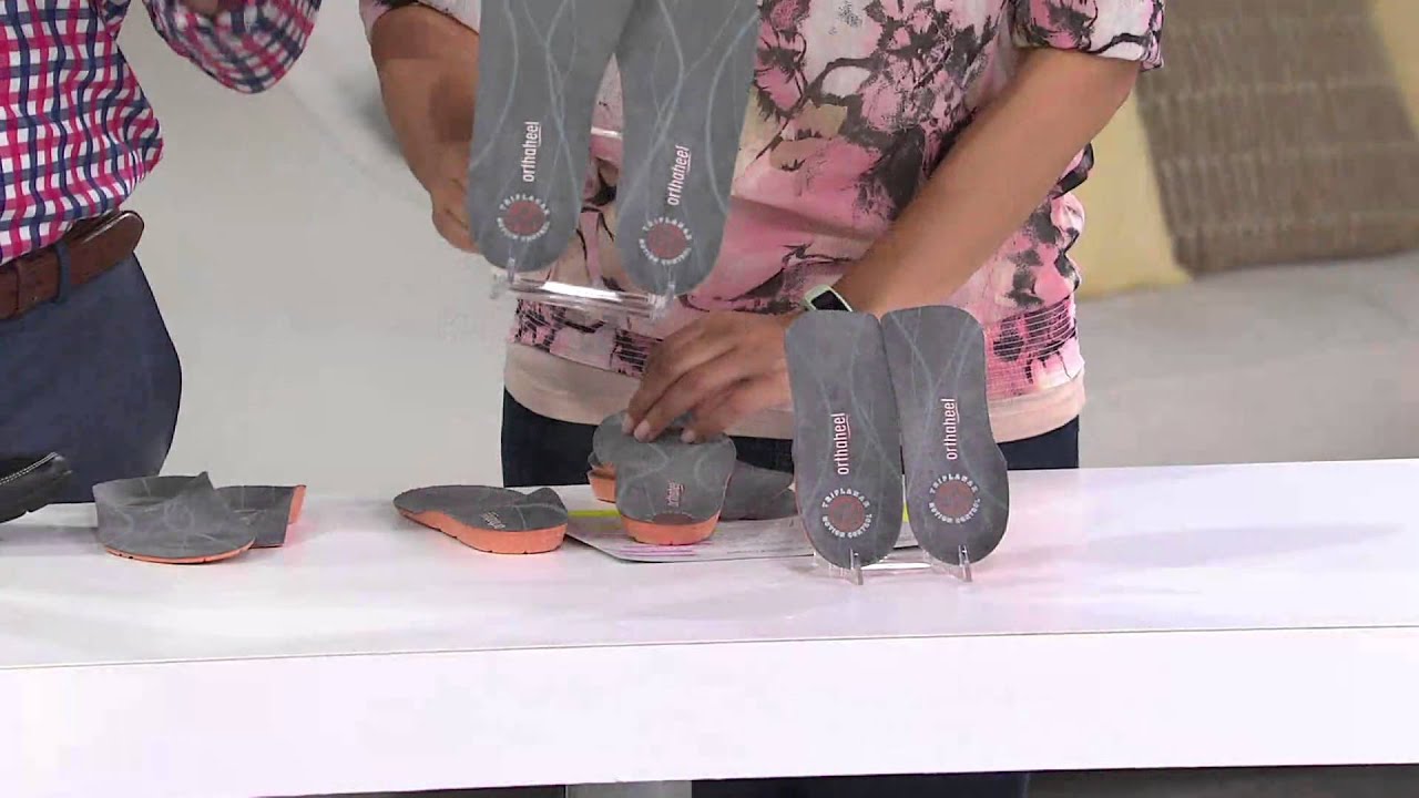 Vionic Set of 2 Full and 3/4 Length Orthotic Inserts with Dan Hughes ...