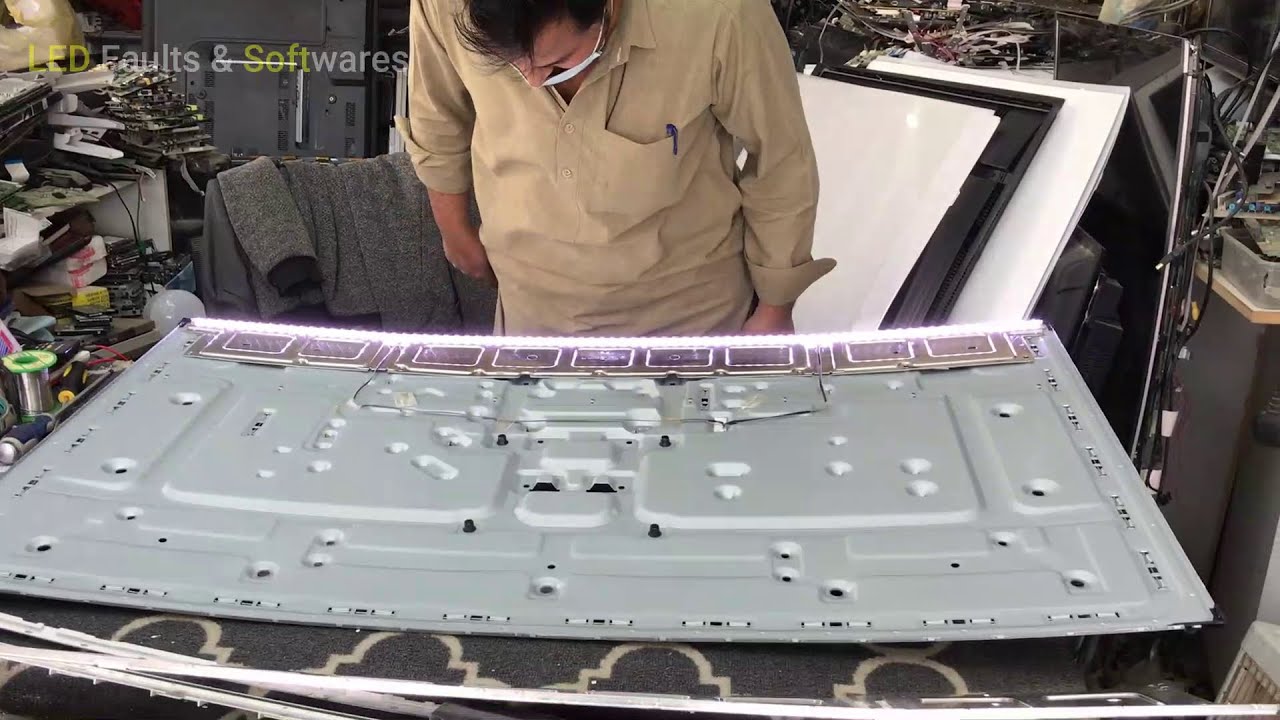 How to fix SMD edge LED / Backlight Curve Samsung New Model - YouTube