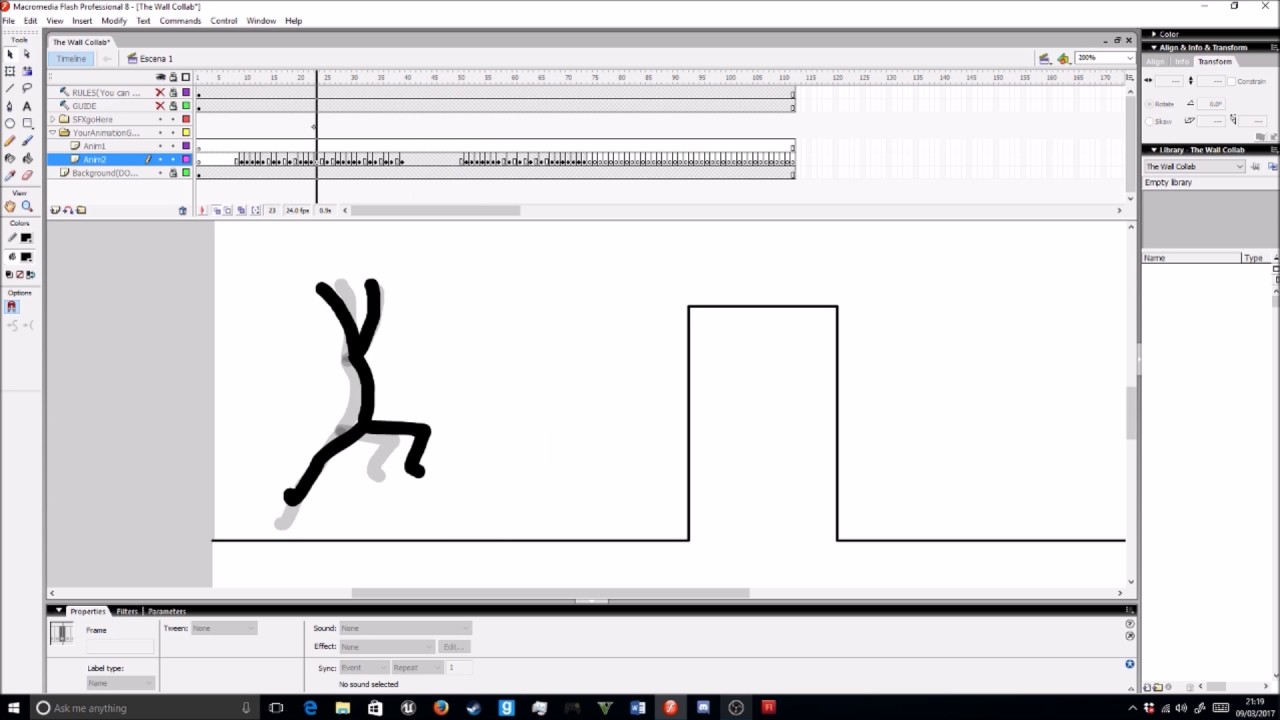Speed Animation Timelapse 2 - The Wall Collab - YouTube