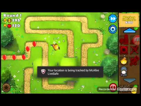 BTD5 - Speed Temple Of The Monkey God (-50 rounds) - YouTube