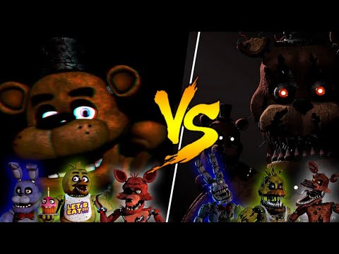 FREDDY FAZBEAR VS NIGHTMARE FREDDY (ROUND 2) || COMBATES EPICOS DE RAP ...
