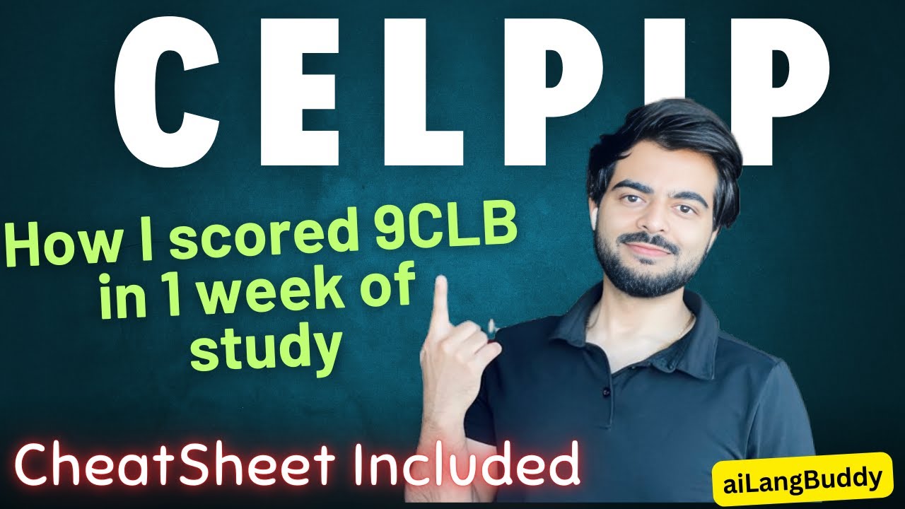 ️ How I Scored CLB 9 In CELPIP in 1 Week - YouTube